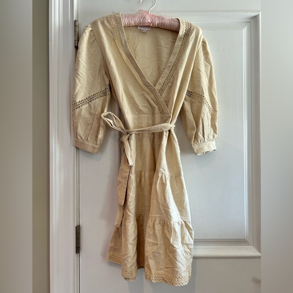 VENUS | Dresses | Venus Linen Wrap Dress | Poshmark